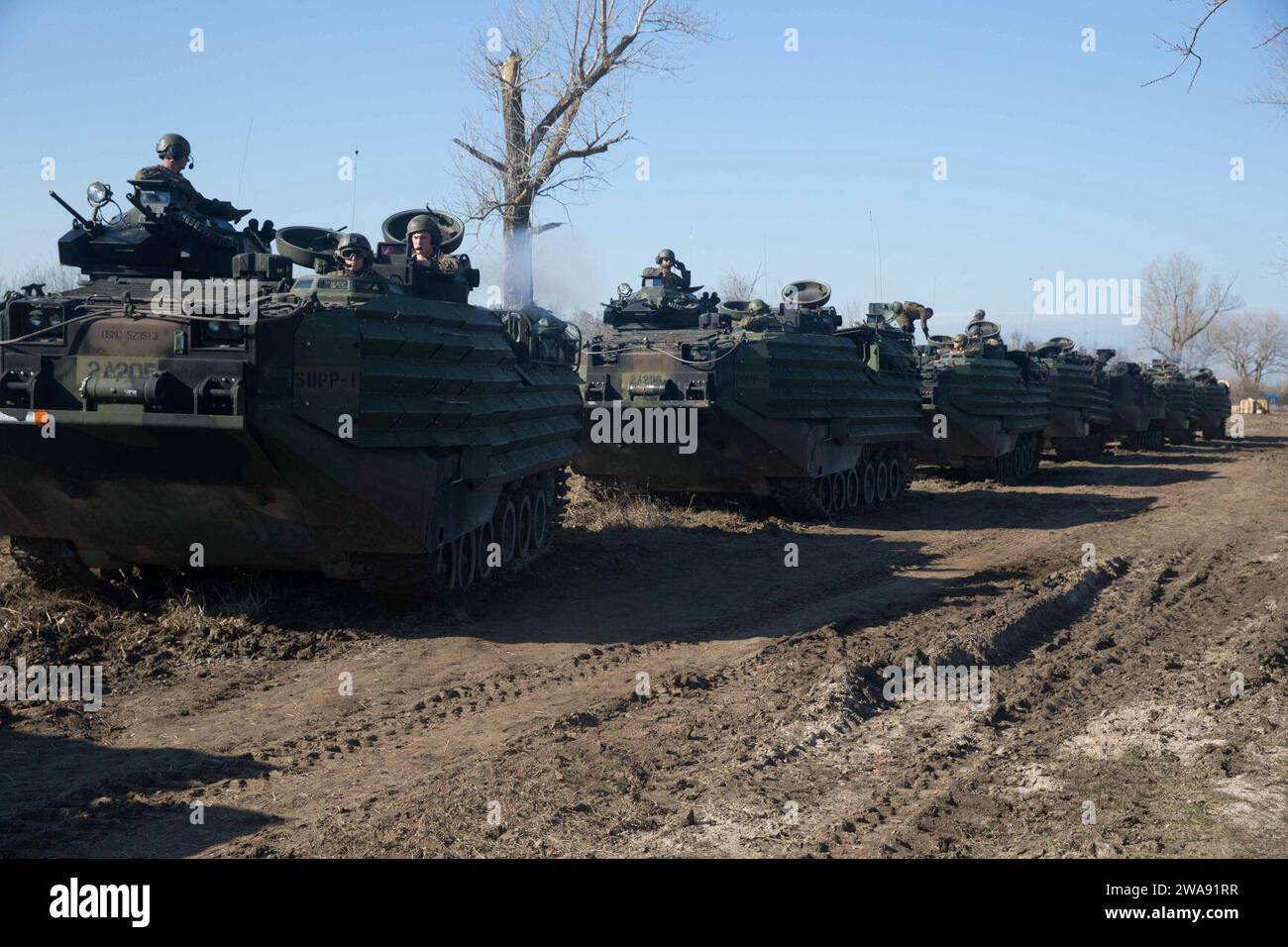 US military forces. 180311NZ408-0042 CAPU MIDIA TRAINING AREA, Romania ...