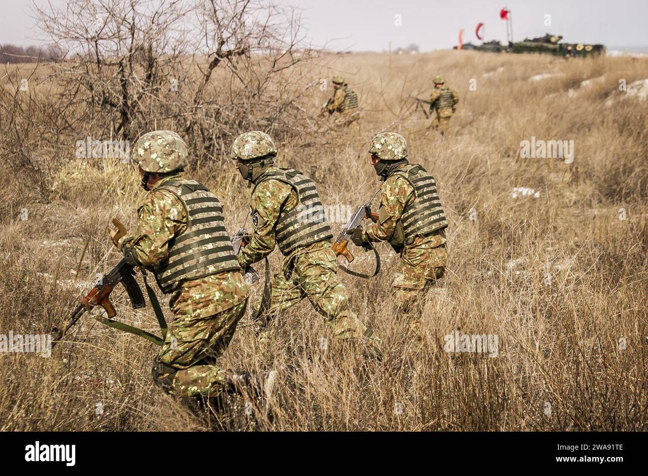 US military forces. 180312RT059-0073 CAPU MIDIA TRAINING AREA, Romania ...