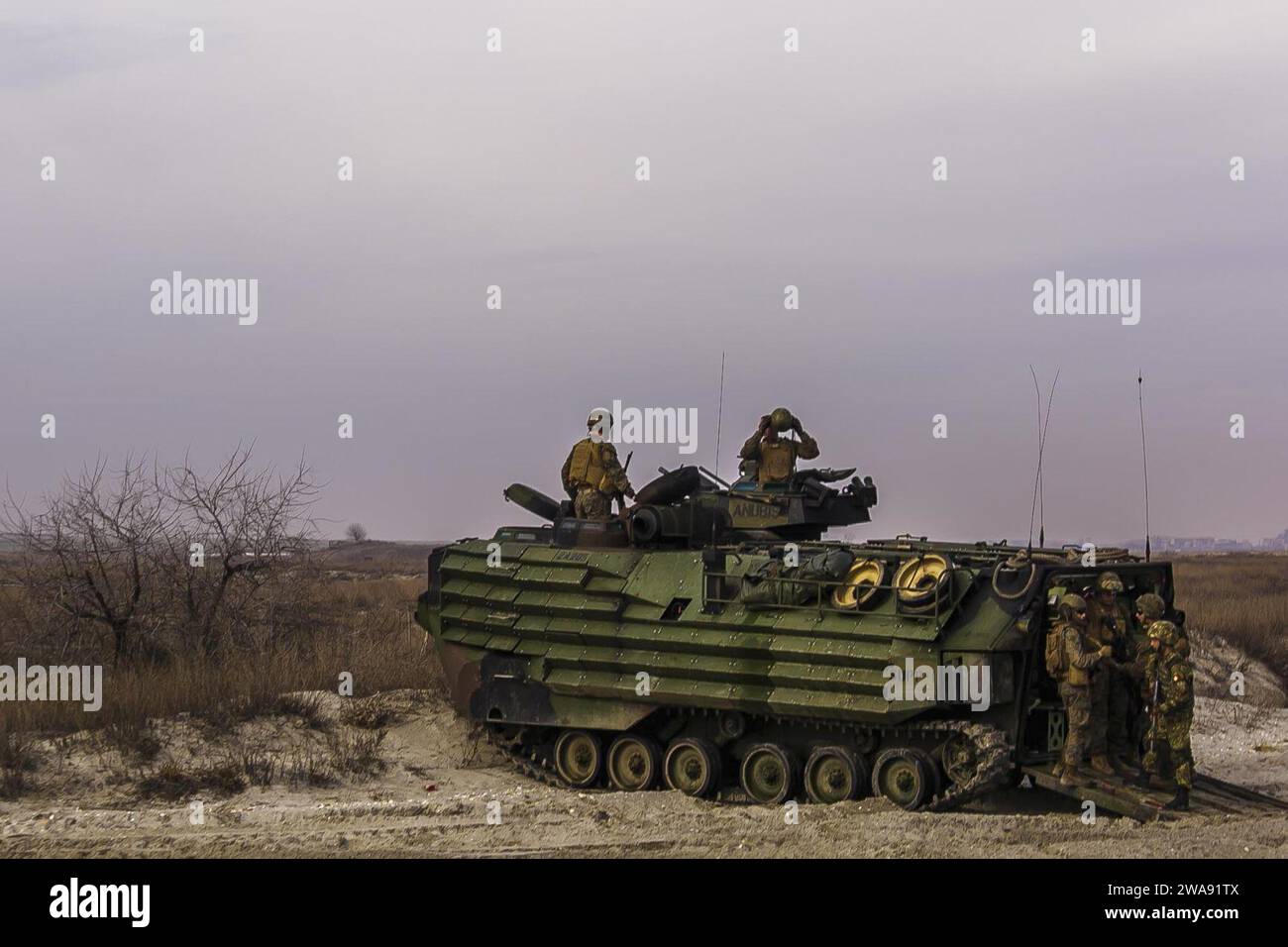US military forces. 180312RT059-0202 CAPU MIDIA TRAINING AREA, Romania ...