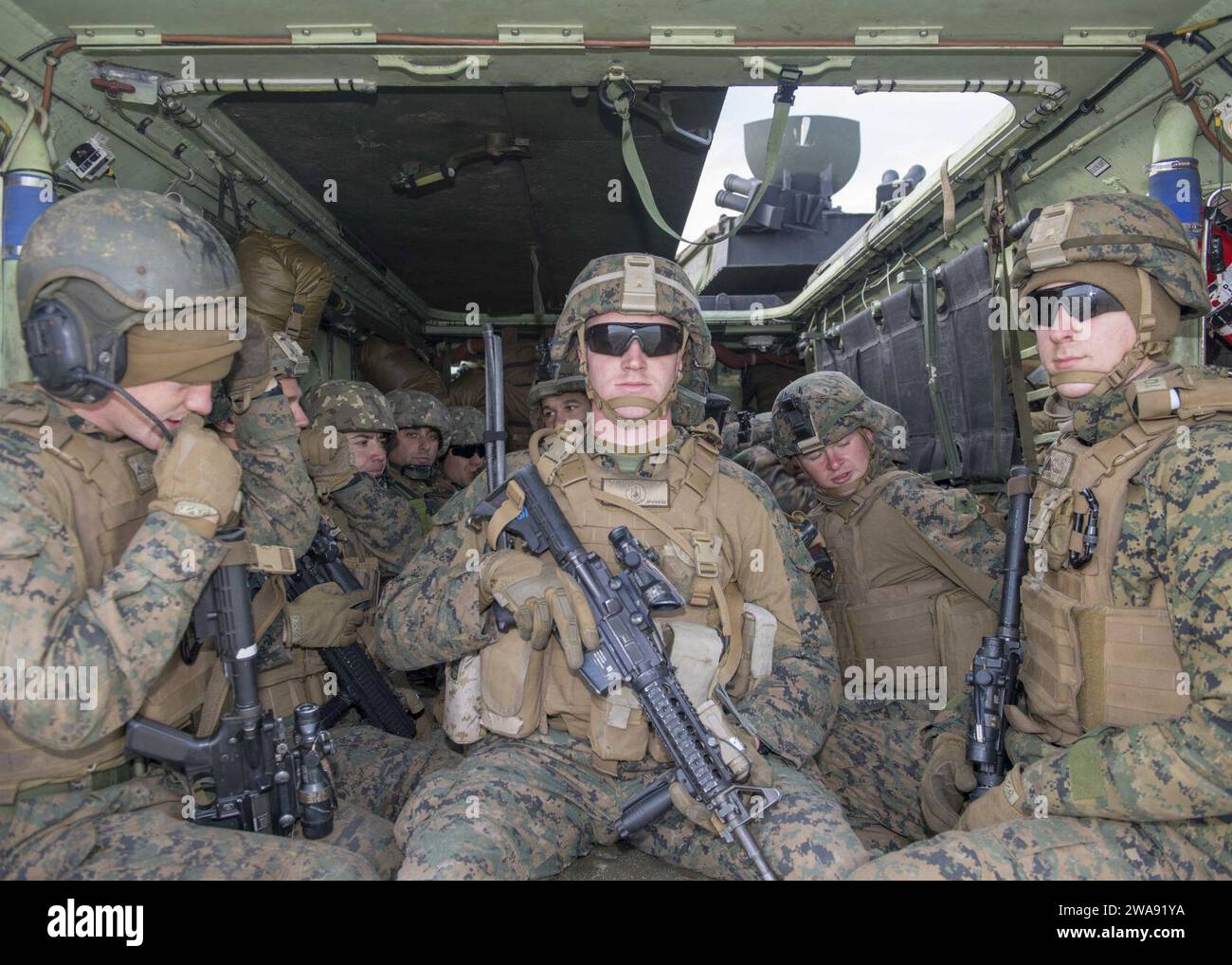 US military forces. 180312PC620-0466 CAPU MIDIA TRAINING AREA, Romania ...