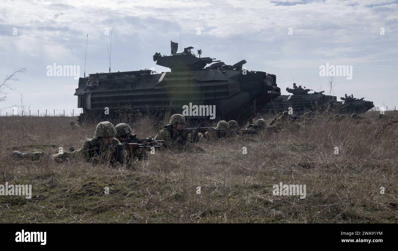 US military forces. 180312PC620-0506 CAPU MIDIA TRAINING AREA, Romania ...