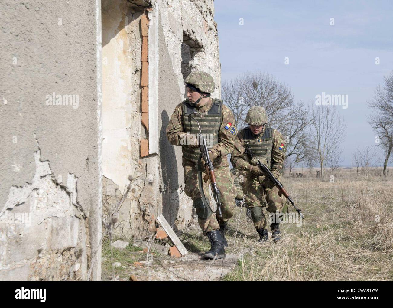 US military forces. 180312PC620-0596 CAPU MIDIA TRAINING AREA, Romania ...
