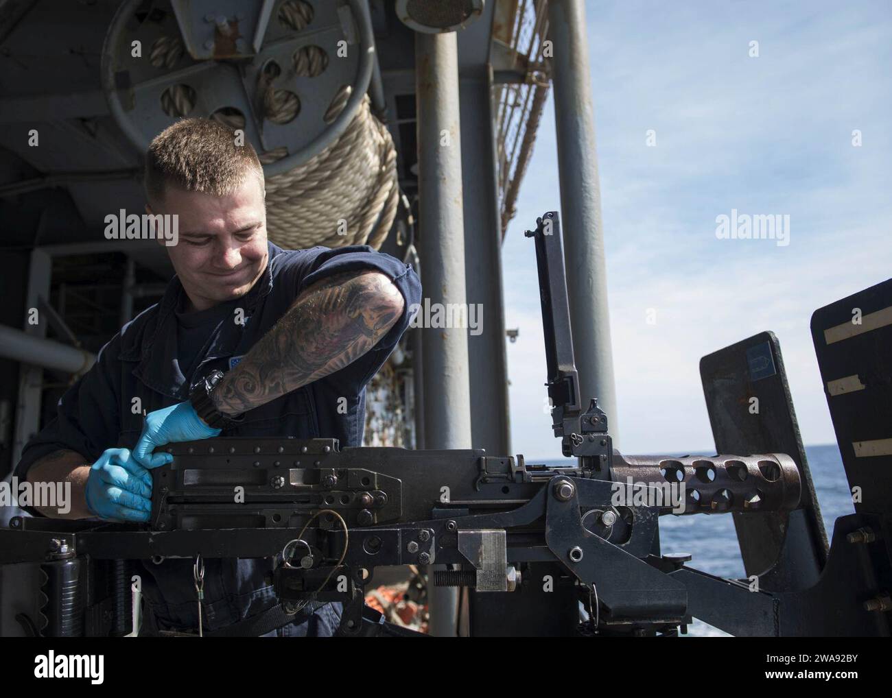 US military forces. 180321TJ319-0023 BLACK SEA (March 21, 2018) Gunner ...