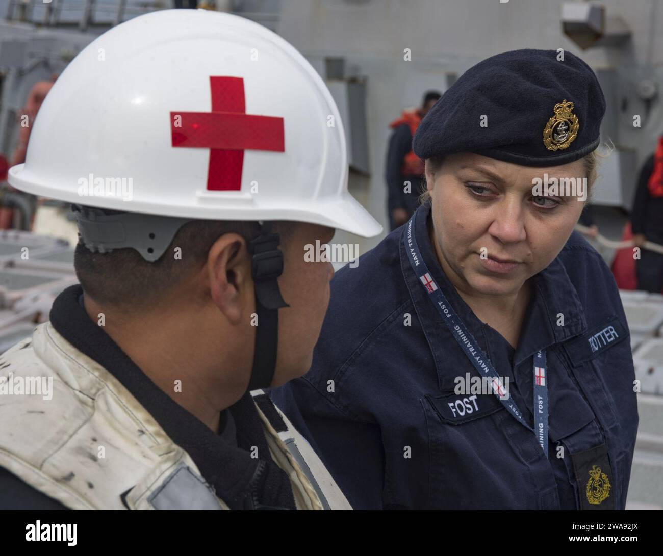 Royal navy chief petty officer hi-res stock photography and images - Alamy