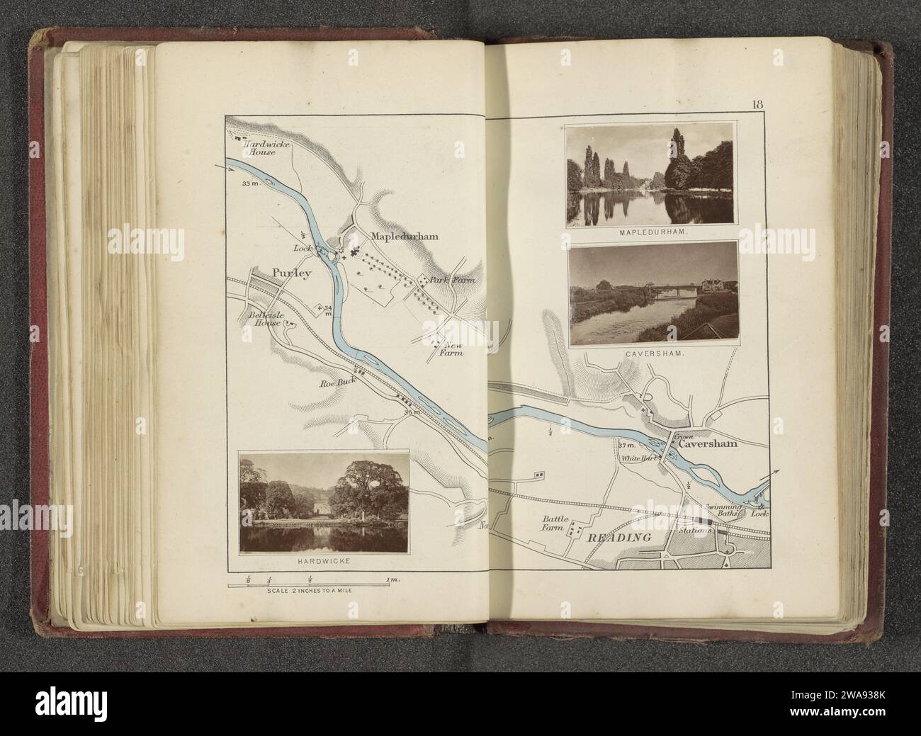 Caversham map hi-res stock photography and images - Alamy