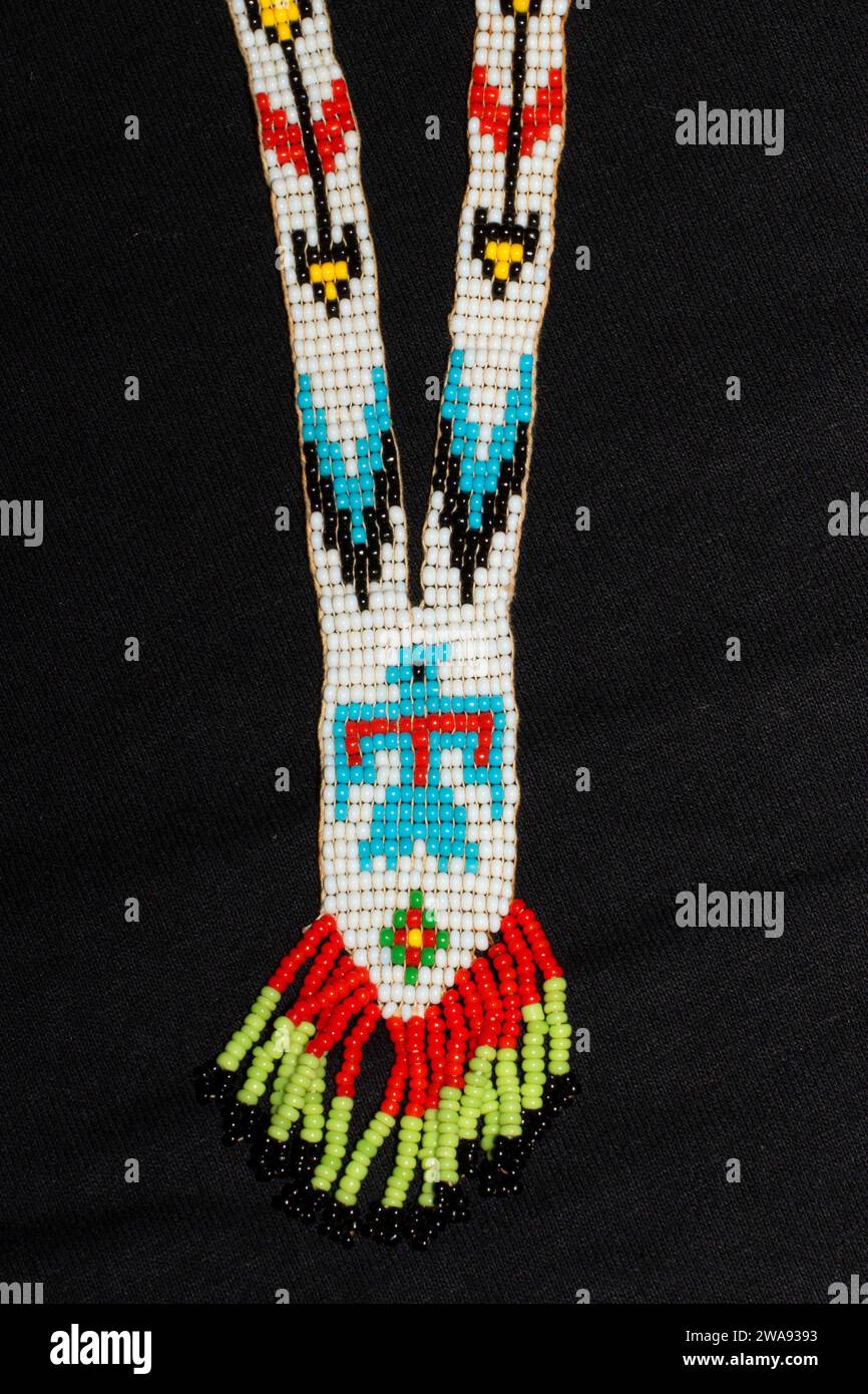 Native American beadwork Stock Photo - Alamy