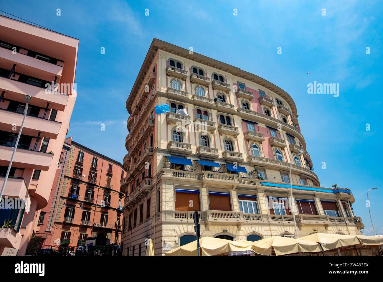Residential Buildings - Naples - Italy Stock Photo - Alamy