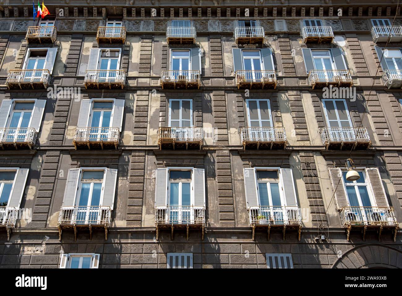 Residential Buildings - Naples - Italy Stock Photo - Alamy