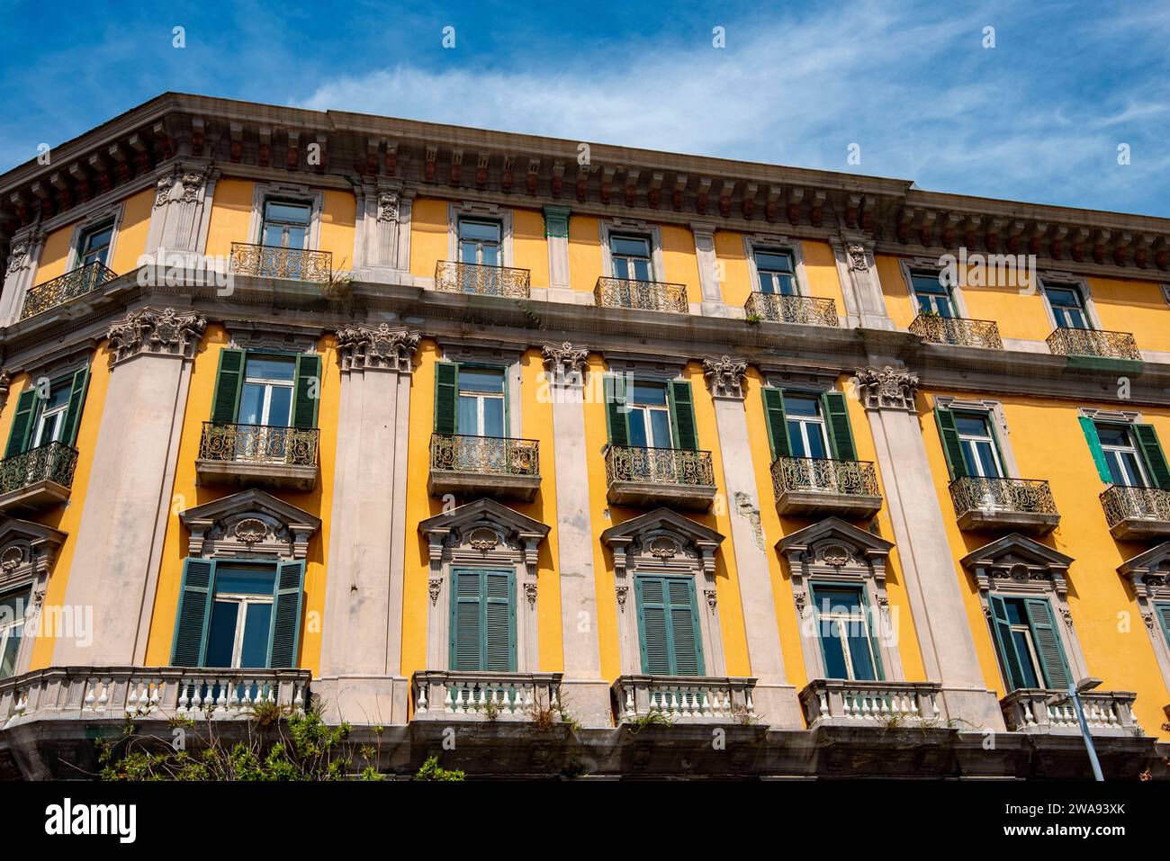 Residential Buildings - Naples - Italy Stock Photo - Alamy