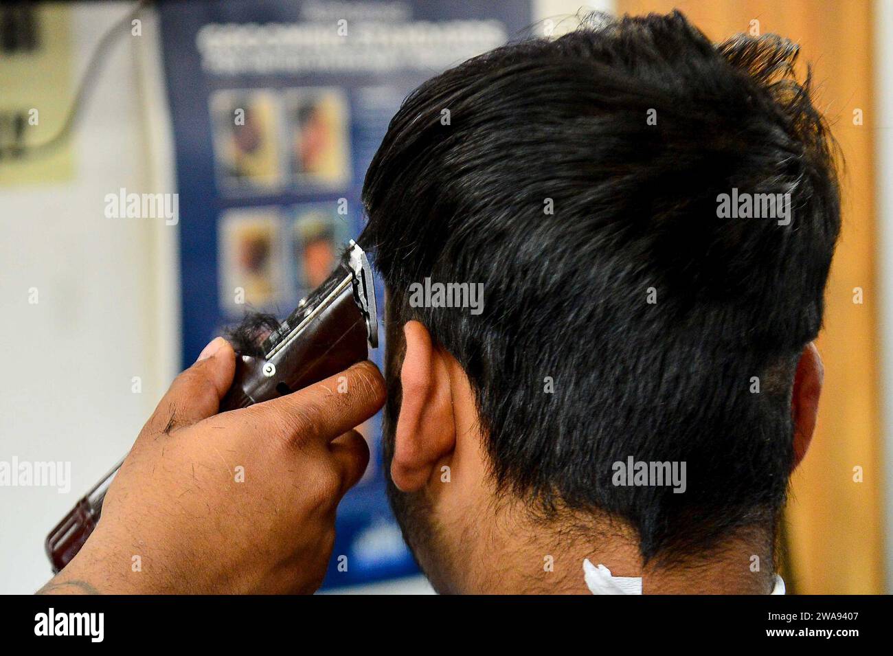 Crew haircut hi-res stock photography and images - Alamy
