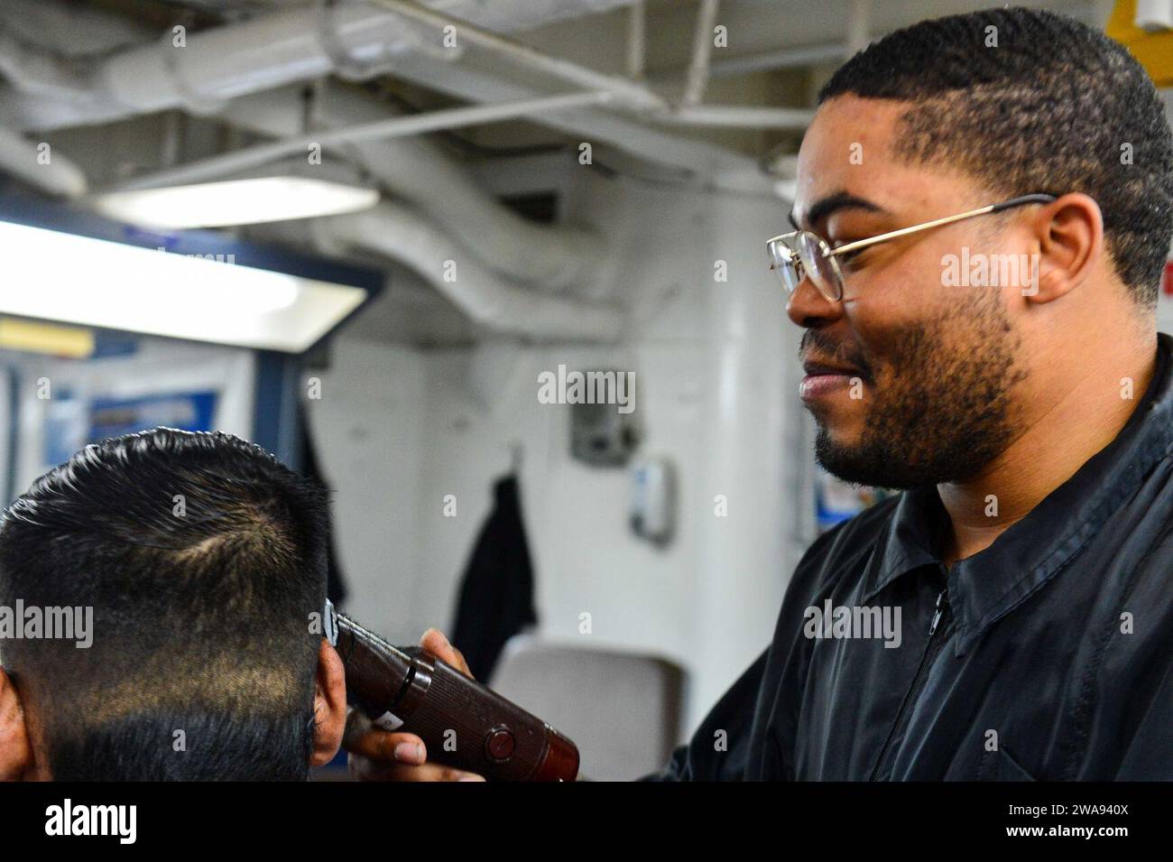 Crew haircut hi-res stock photography and images - Alamy