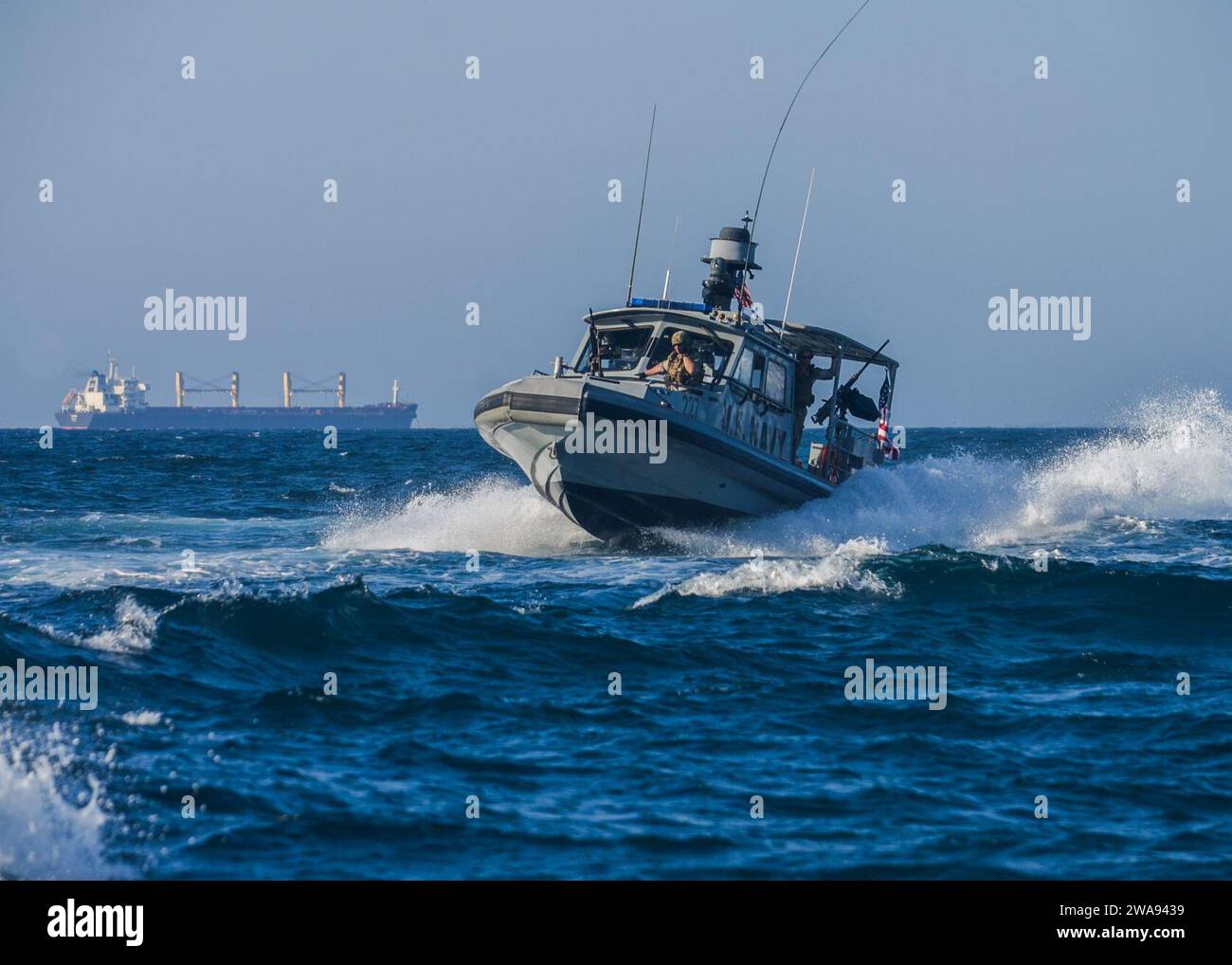 U s navy security boat escorts hi-res stock photography and images - Alamy