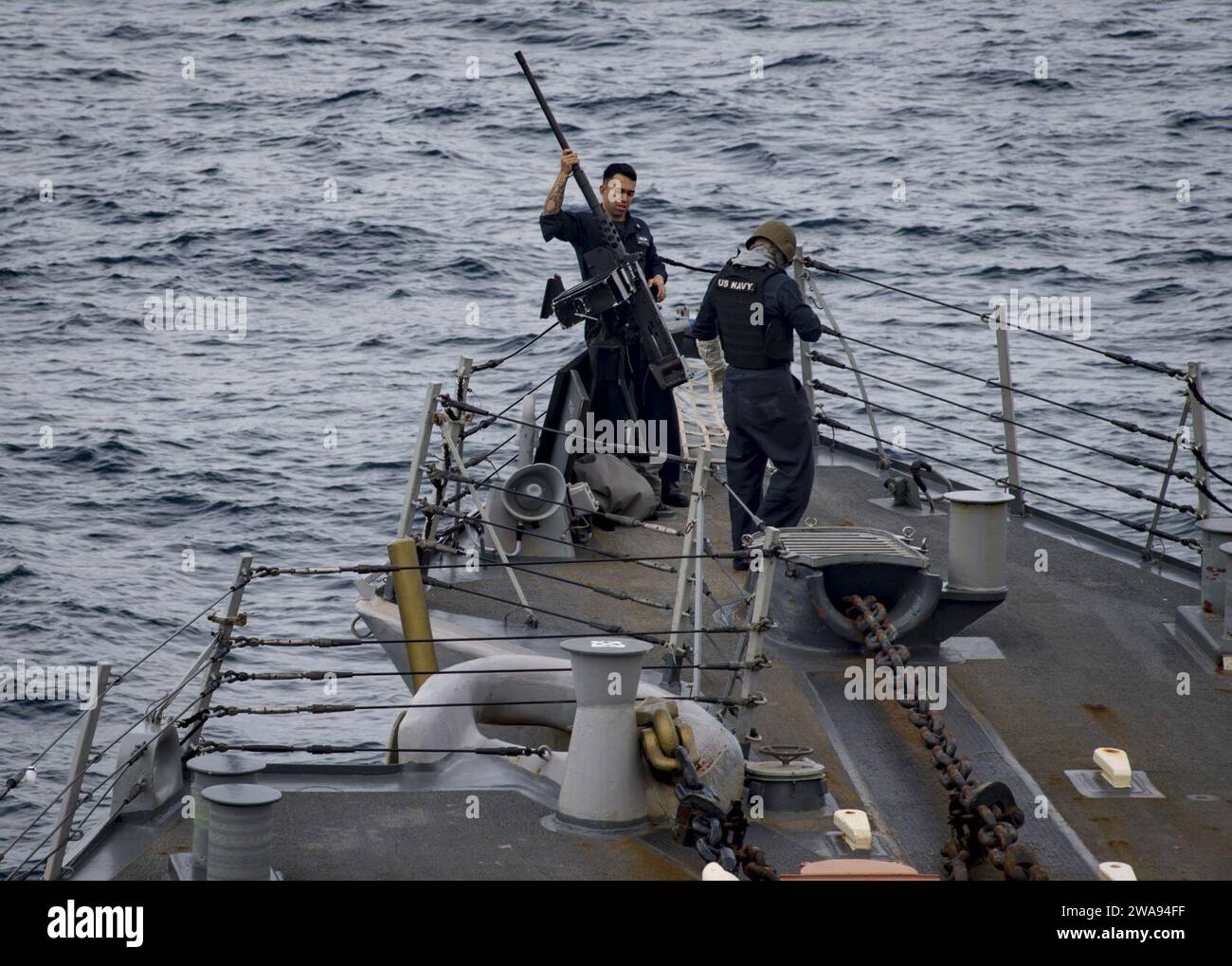 US military forces. 180426RG482-006 THE MINCH (April 26, 2018) Gunner's ...