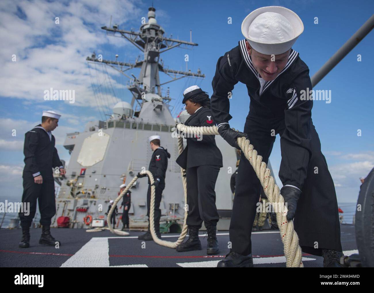 Tucker class destroyer hi-res stock photography and images - Alamy