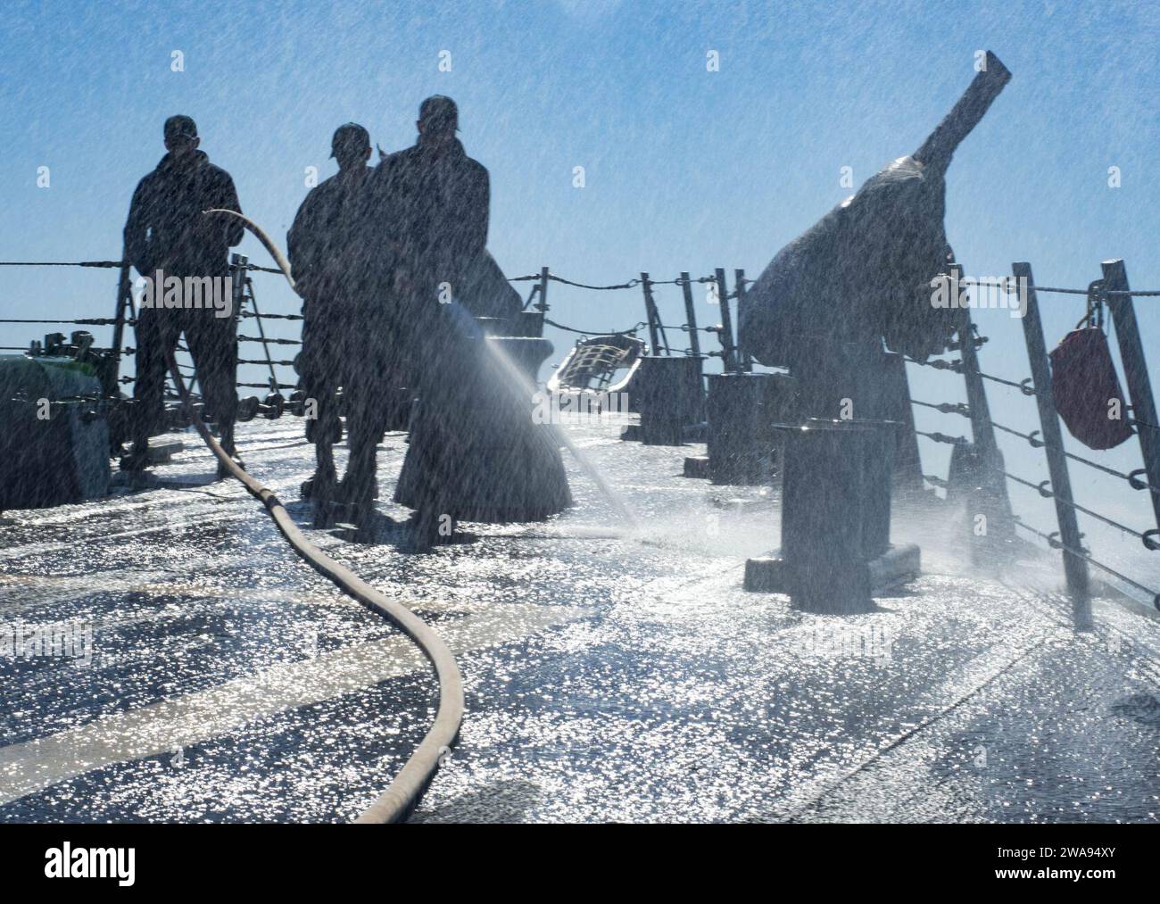US military forces. 180430RG482-022 THE MINCH (April 30, 2018) Sailors ...