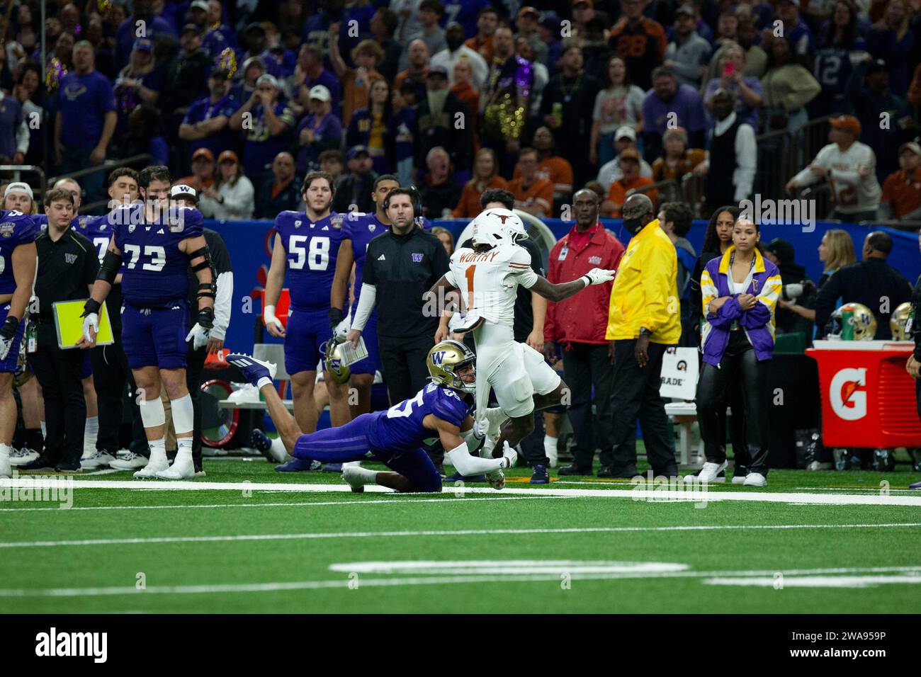 January 01 2024 New Orleans LA U.S.A. during the NCAA Allstate Sugar ...