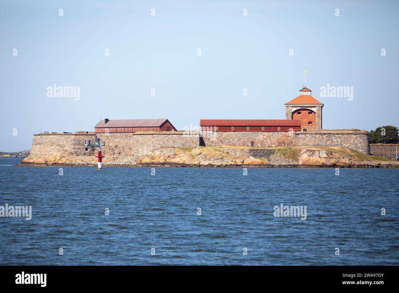 Nya Elfsborg or New Älvsburg at the mouth of the river Göta älv into ...