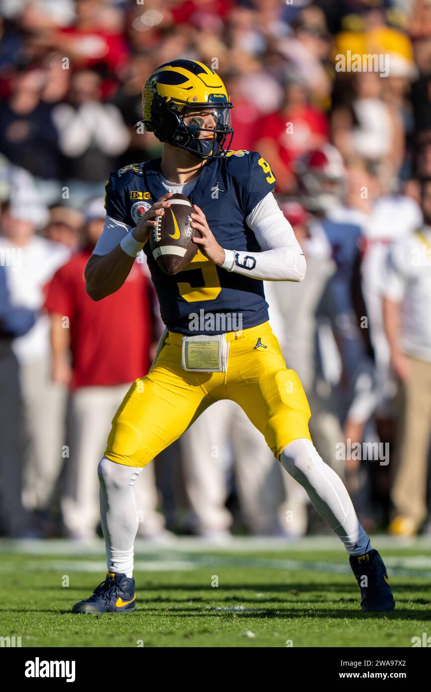 Pasadena, United States. 01st Jan, 2024. Michigan Wolverines ...