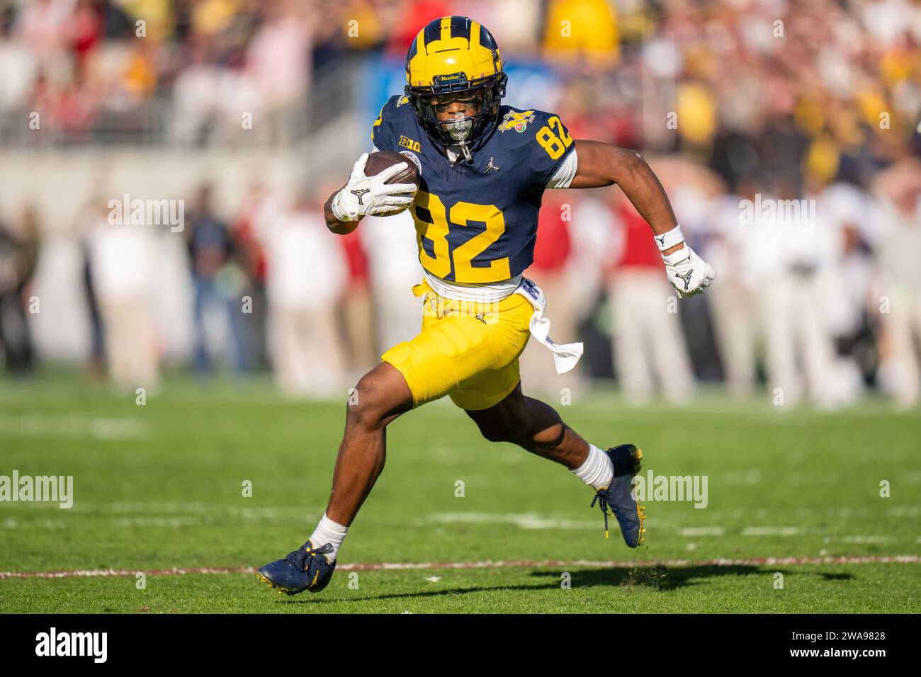 Pasadena, United States. 01st Jan, 2024. Michigan Wolverines wide ...