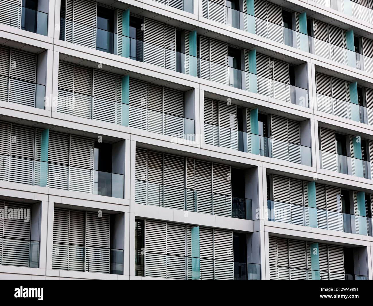 New build flats at the East Side Gallery, Berlin, 02.07.2023 Stock ...