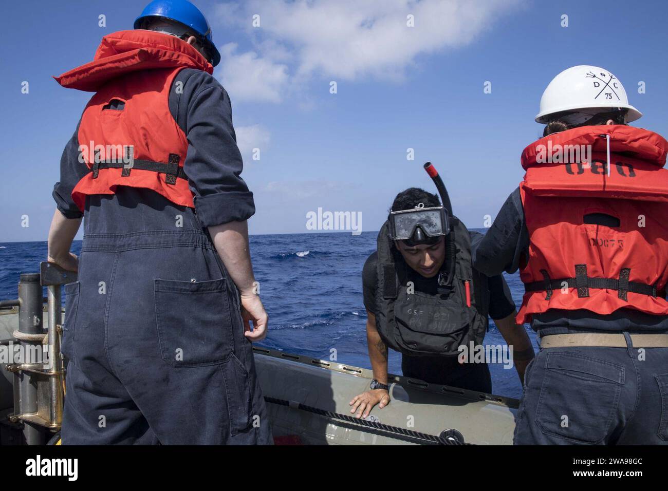 Man overboard exercise hi-res stock photography and images - Alamy