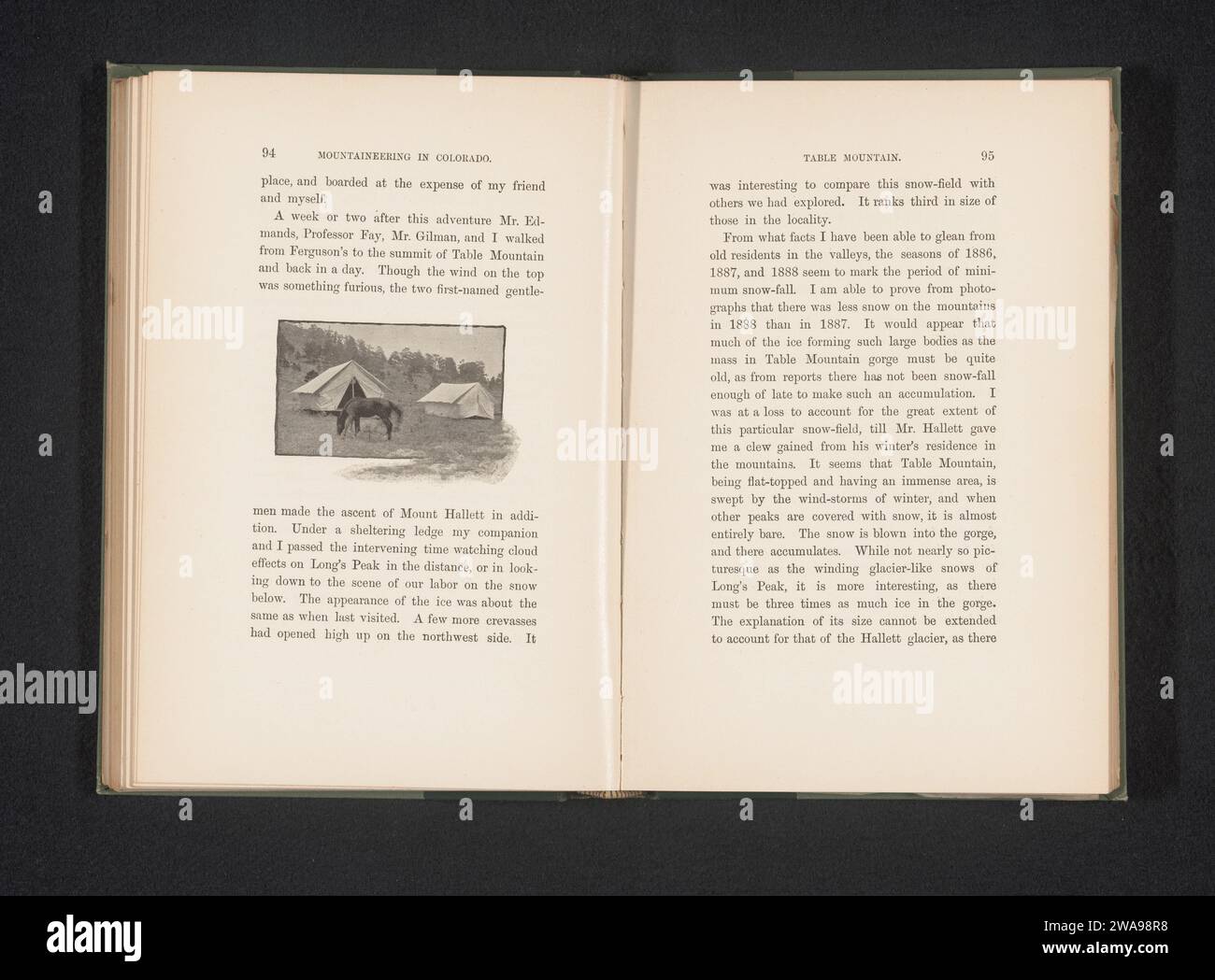 Landscape with two tents and a horse, Frederick Hastings Chapin, c ...