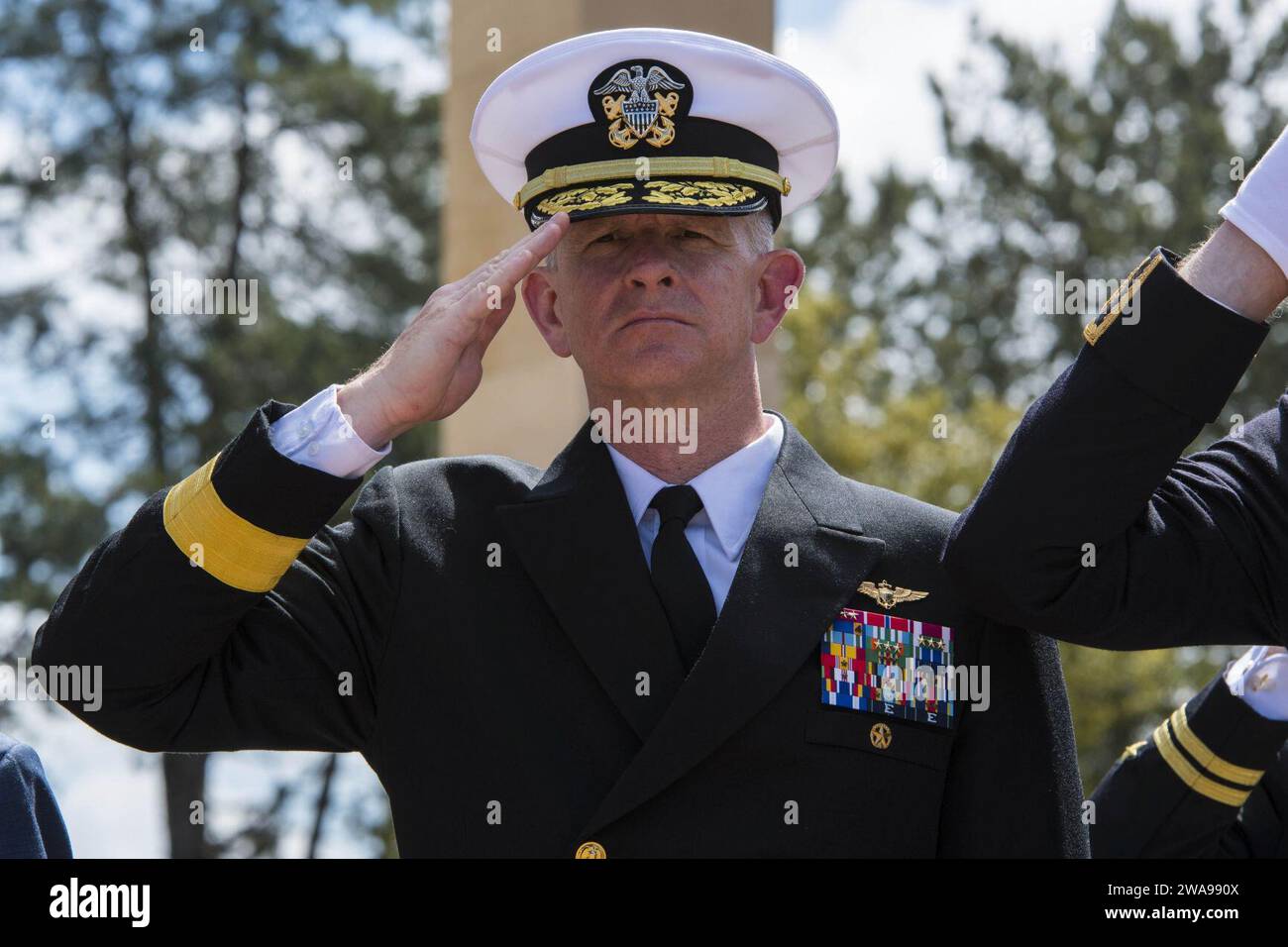 US military forces. NORMANDY, France (May 27, 2018) Rear Adm. Daniel W ...