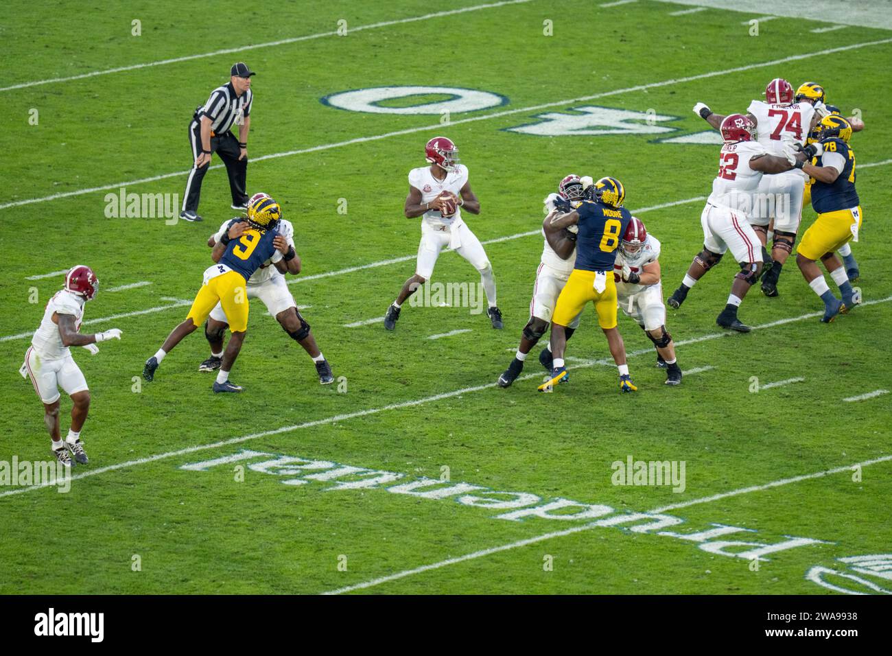 Pasadena, United States. 01st Jan, 2024. Alabama Crimson Tide ...