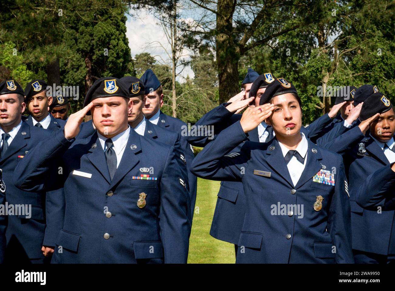 US military forces. BROOKWOOD, England (May 27, 2018) U.S. Air Force ...
