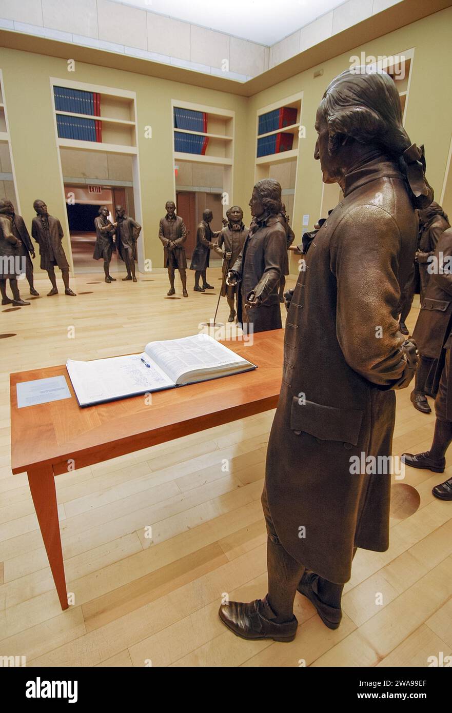 Recreation of the Signing of the U.S. Constitution at The National ...