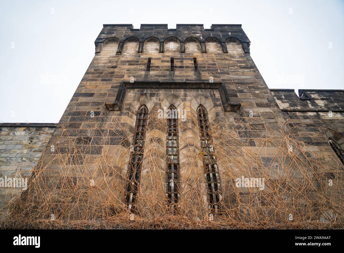 The Exterior of Eastern State Penitentiary, Prison in Philadelphia ...