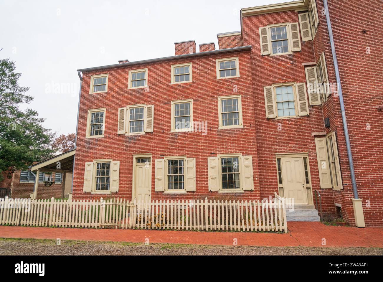 The Exterior of Edgar Allan Poe National Historic Site in Philadelphia ...