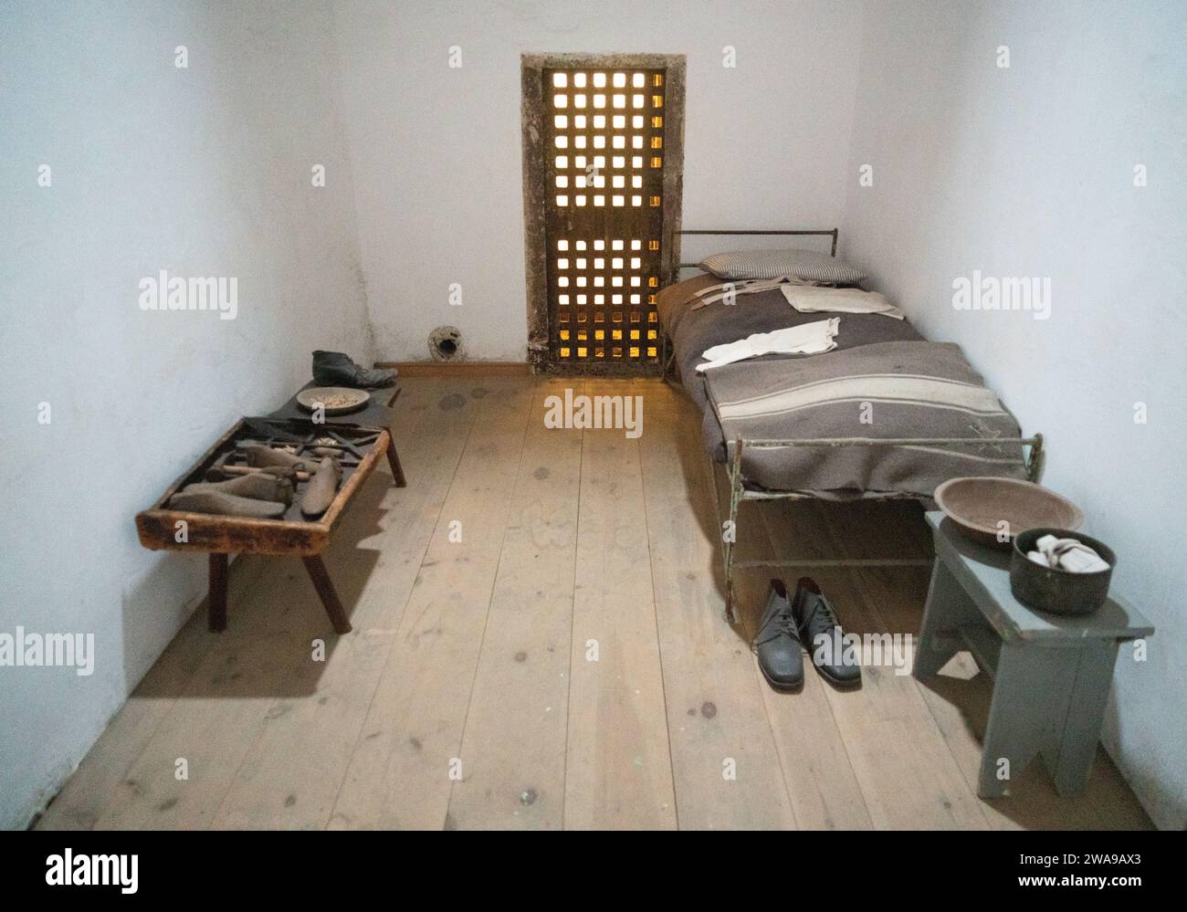 A Prison Cell at Eastern State Penitentiary, Prison in Philadelphia ... A Prison Cell at Eastern State Penitentiary, Prison in Philadelphia ...
