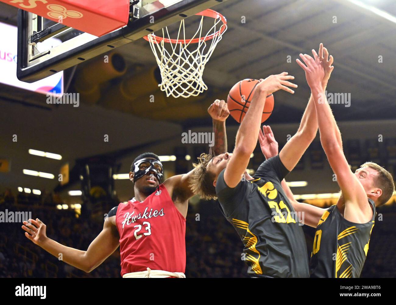 IOWA CITY, IA - DECEMBER 29: Northern Illinois forward Harvin Ibarguen ...