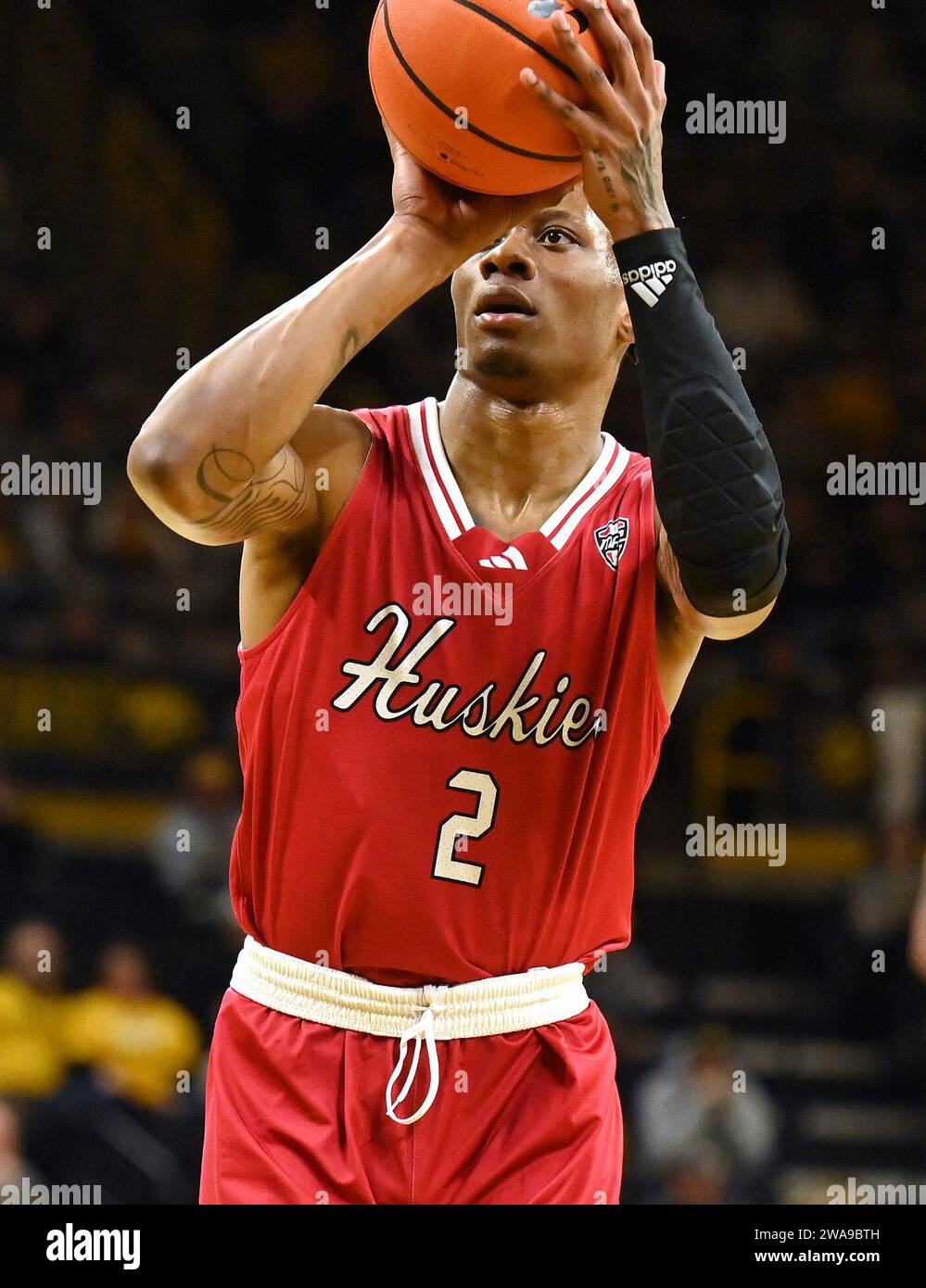 IOWA CITY, IA - DECEMBER 29: Northern Illinois guard Zarique Nutter (2 ...