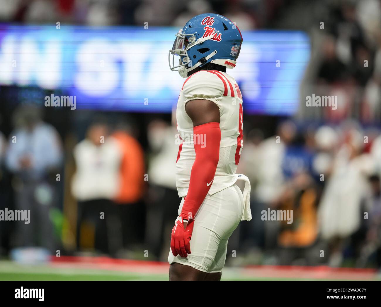 Atlanta, Unites States. 30th Dec, 2023. Mississippi Rebels running back ...