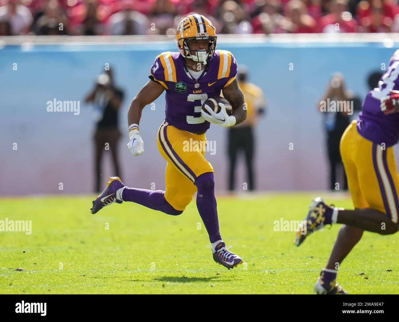 Tampa, United States. 01st Jan, 2024. LSU Tigers running back Logan ...