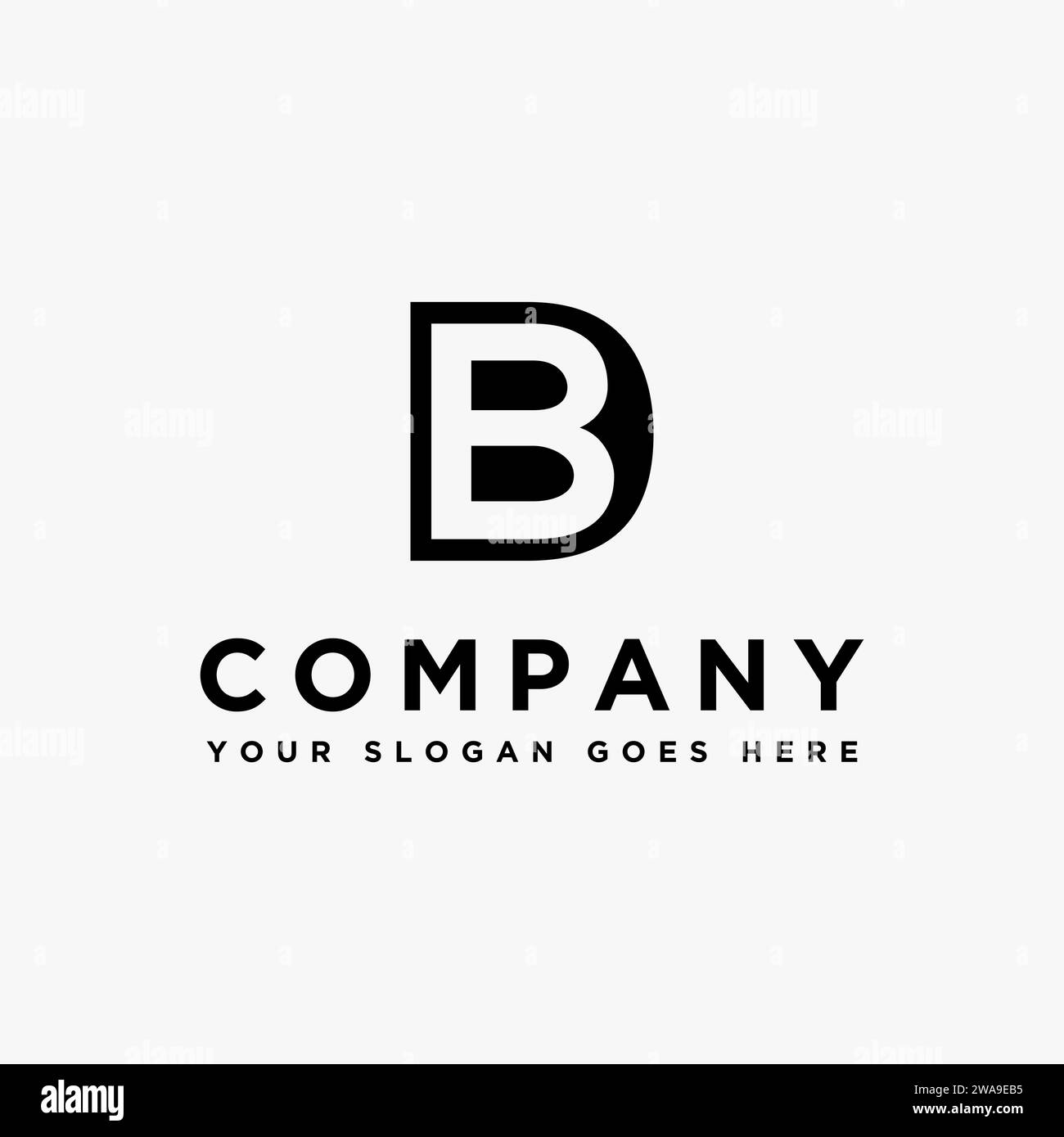 Letter DB logo, Letter BD logo icon vector template on white background Stock Vector Image & Art ...