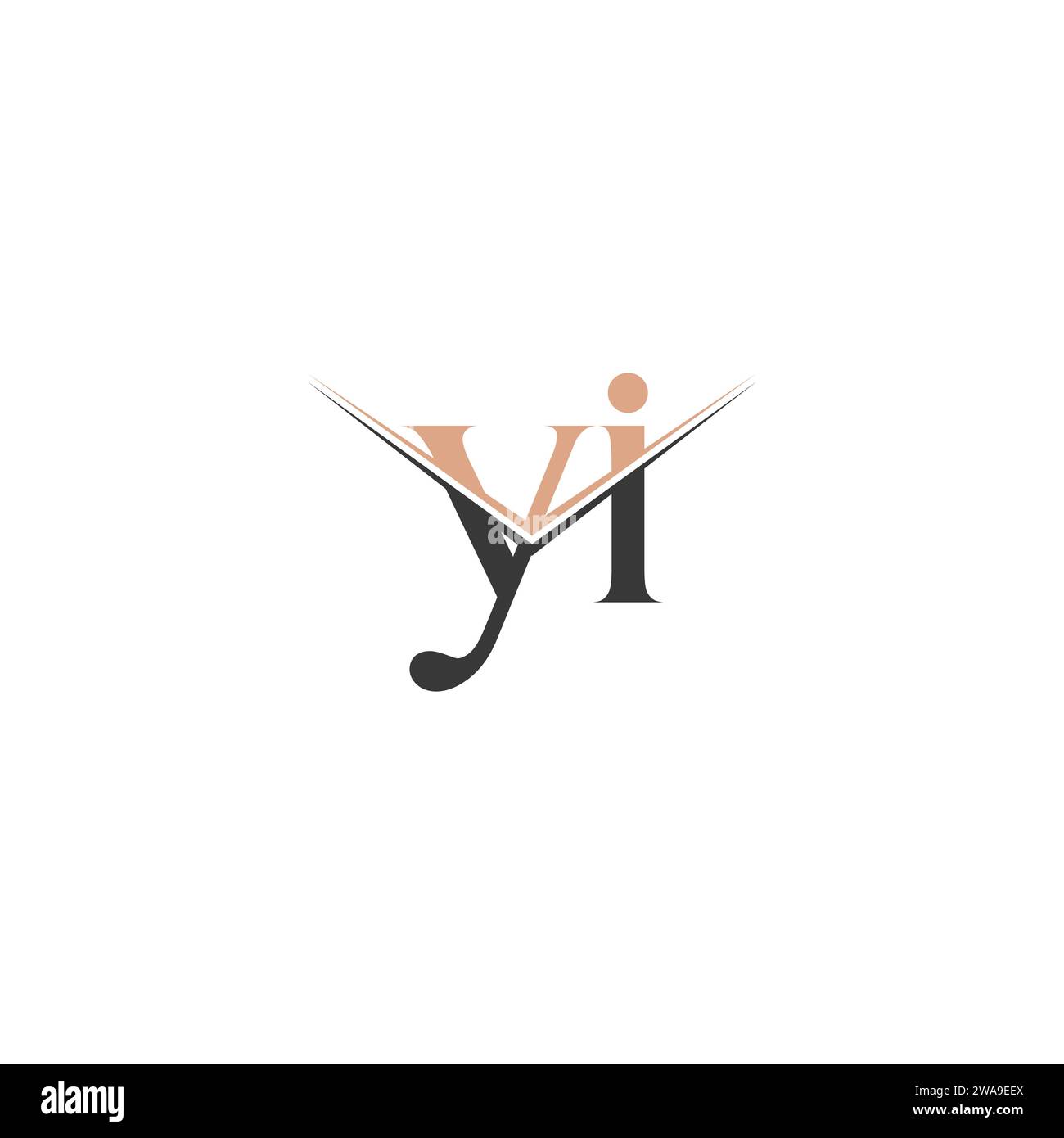 Alphabet Initials logo IY, YI, I and Y Stock Vector Image & Art - Alamy