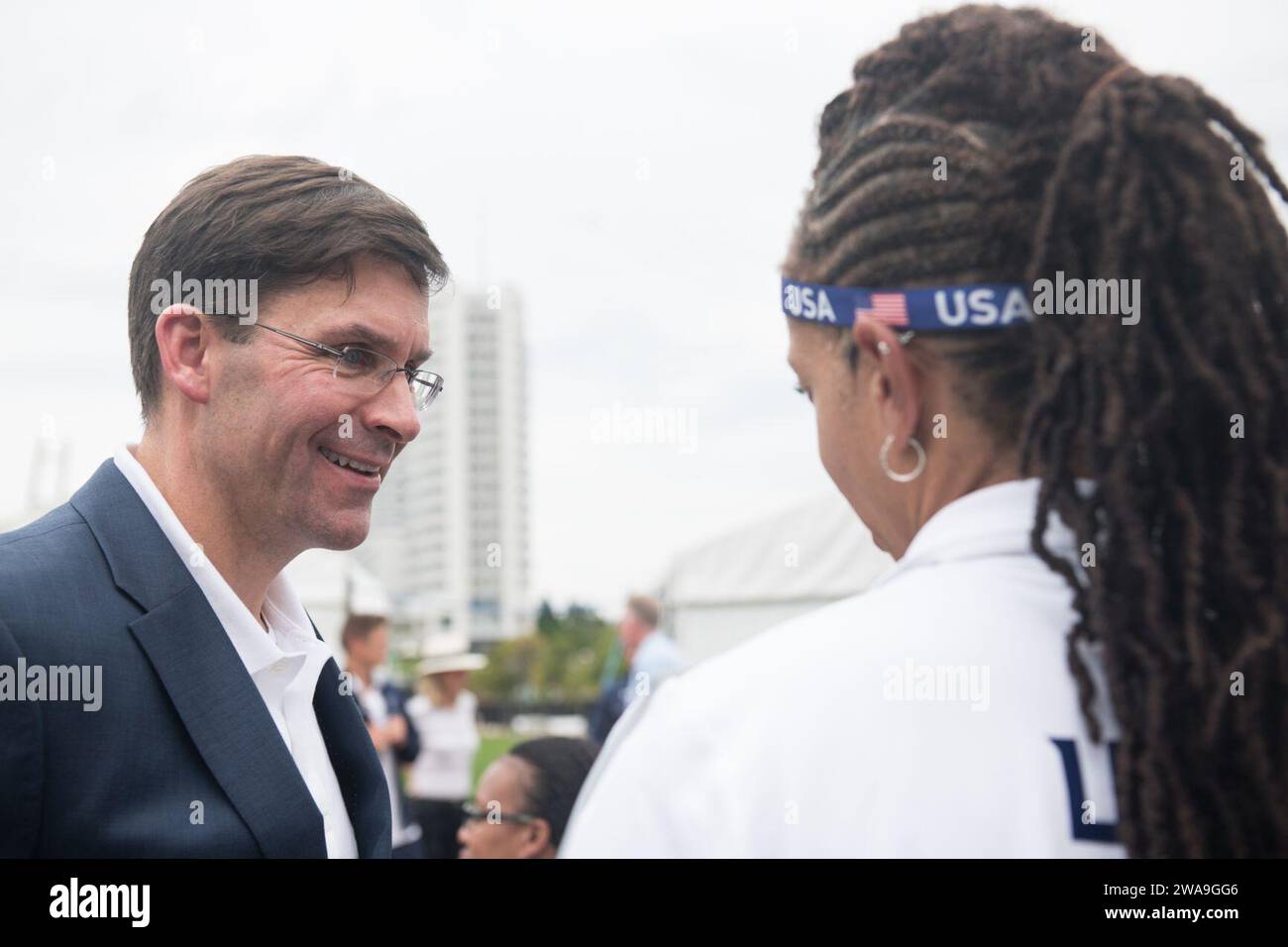 US military forces. Secretary of the Army Dr. Mark T. Esper and his ...