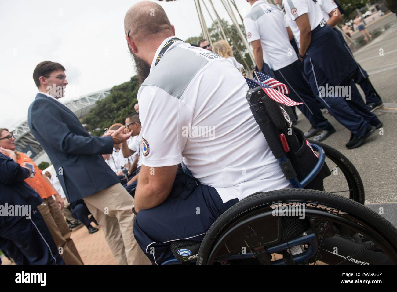 US military forces. Secretary of the Army Dr. Mark T. Esper and his ...