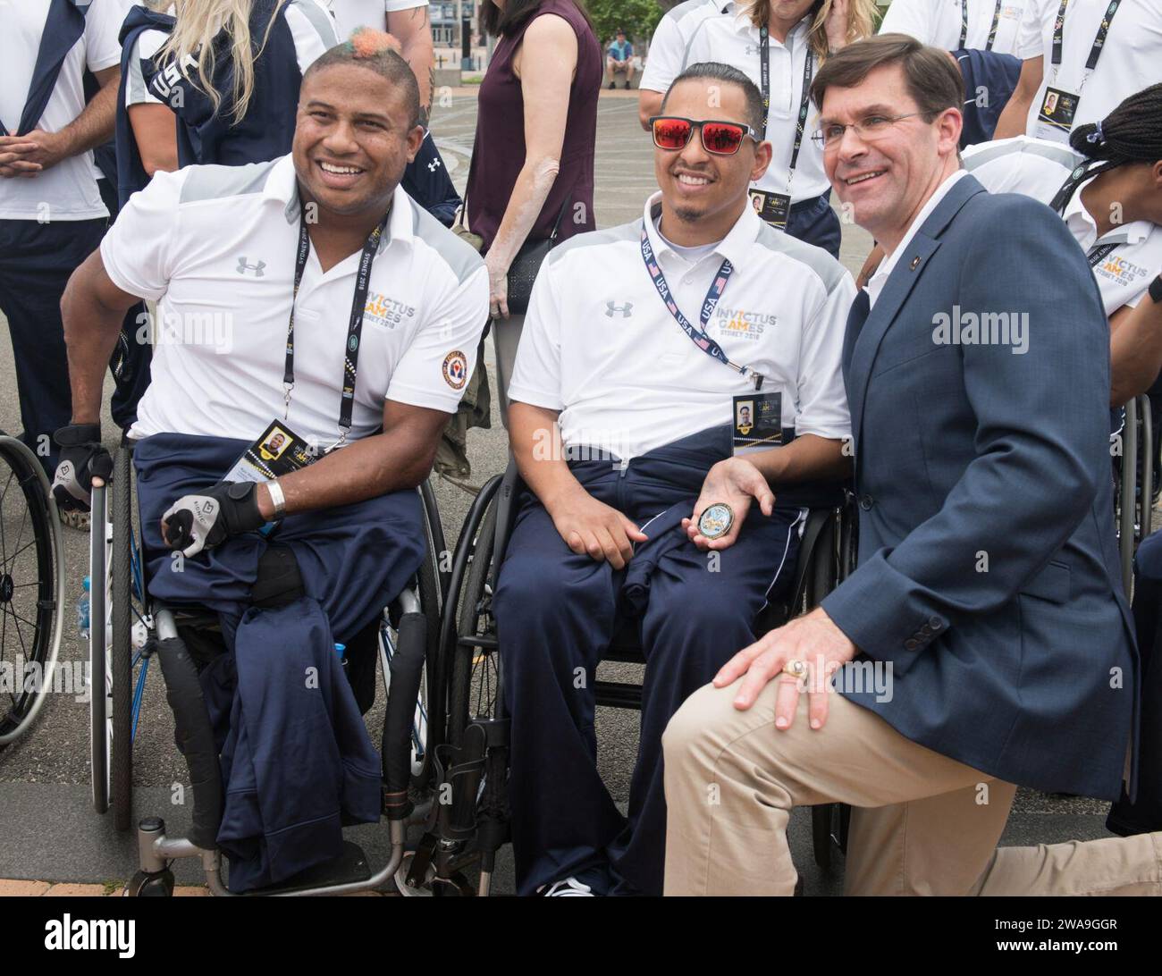 US military forces. Secretary of the Army Dr. Mark T. Esper and his ...