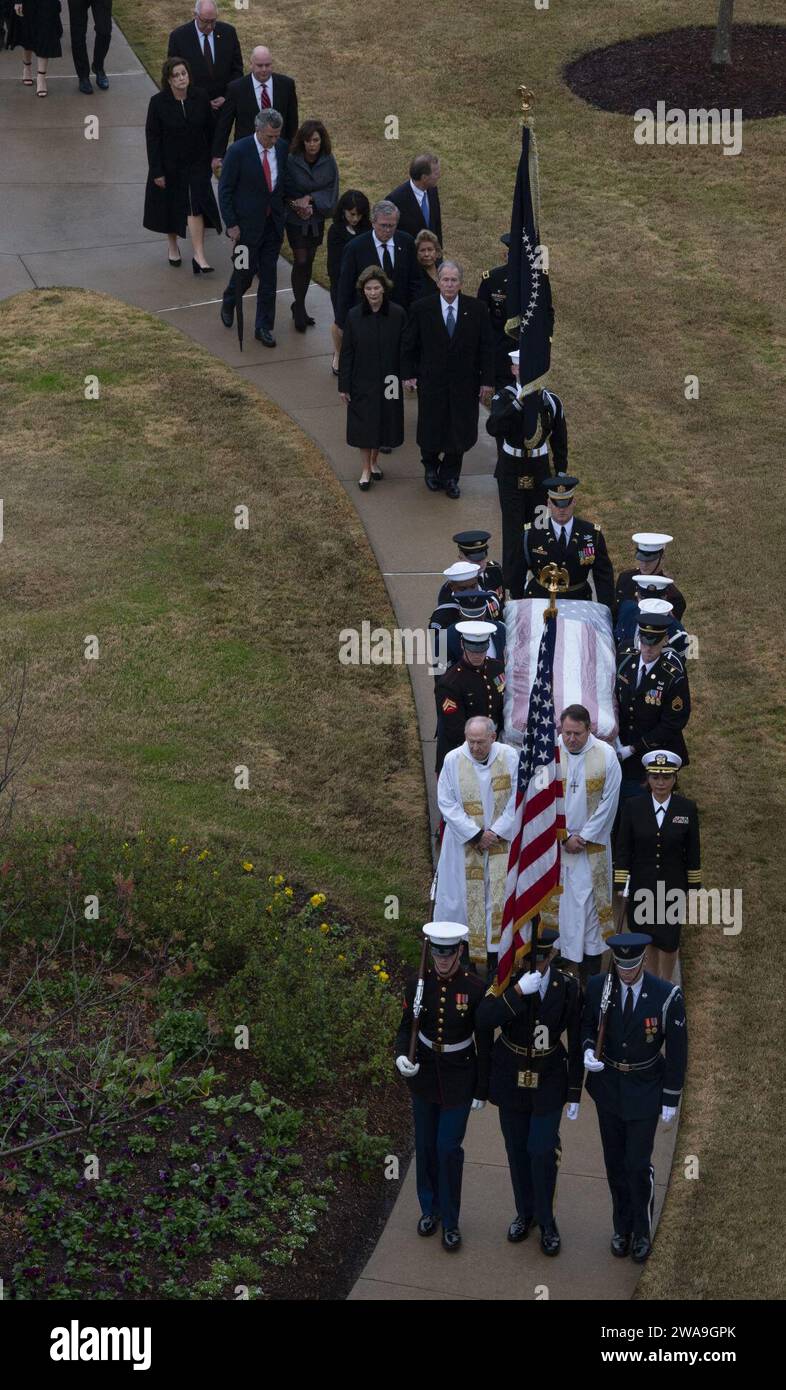 US military forces. 181206WJ663-0420 COLLEGE STATION, Texas (Dec. 6, 2018) The Ceremonial Honor ...