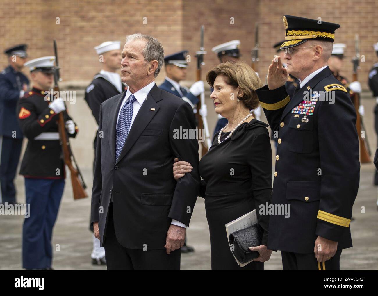 US military forces. HOUSTON (Dec. 6, 2018) Former President George W ...