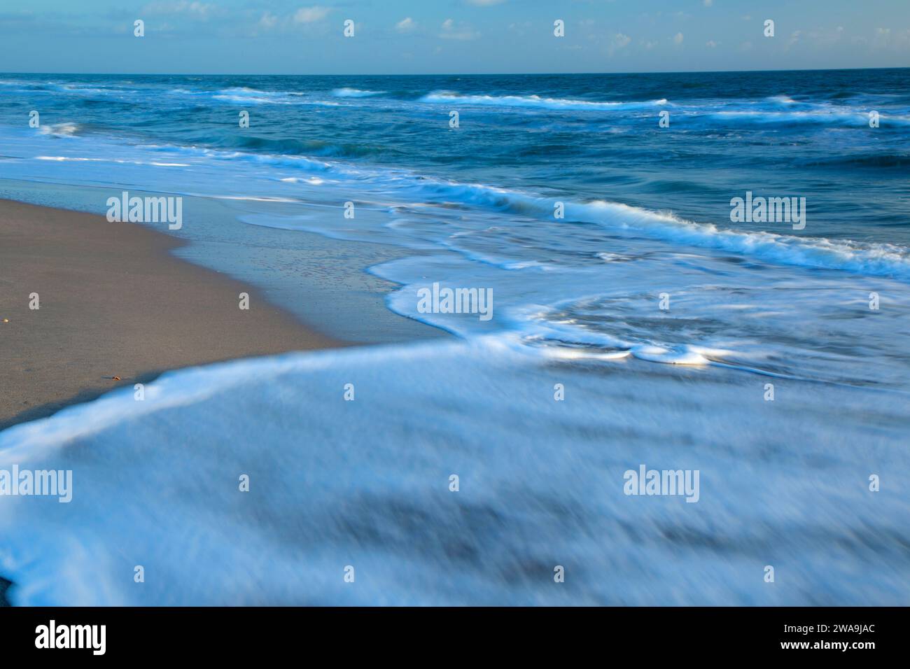 Beach surf, Pepper Park Beachside, Fort Pierce, Florida Stock Photo - Alamy