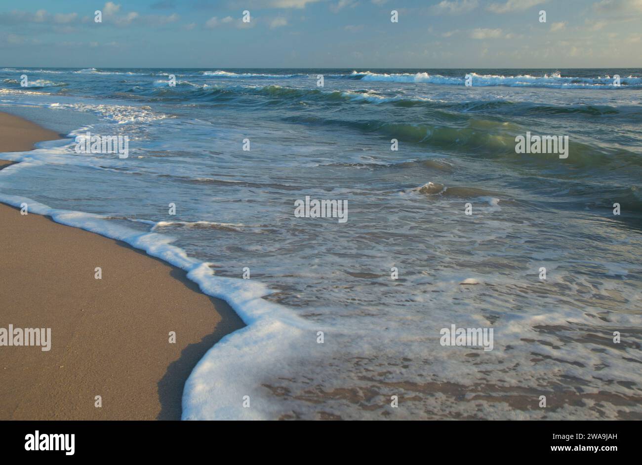 Beach surf, Pepper Park Beachside, Fort Pierce, Florida Stock Photo - Alamy