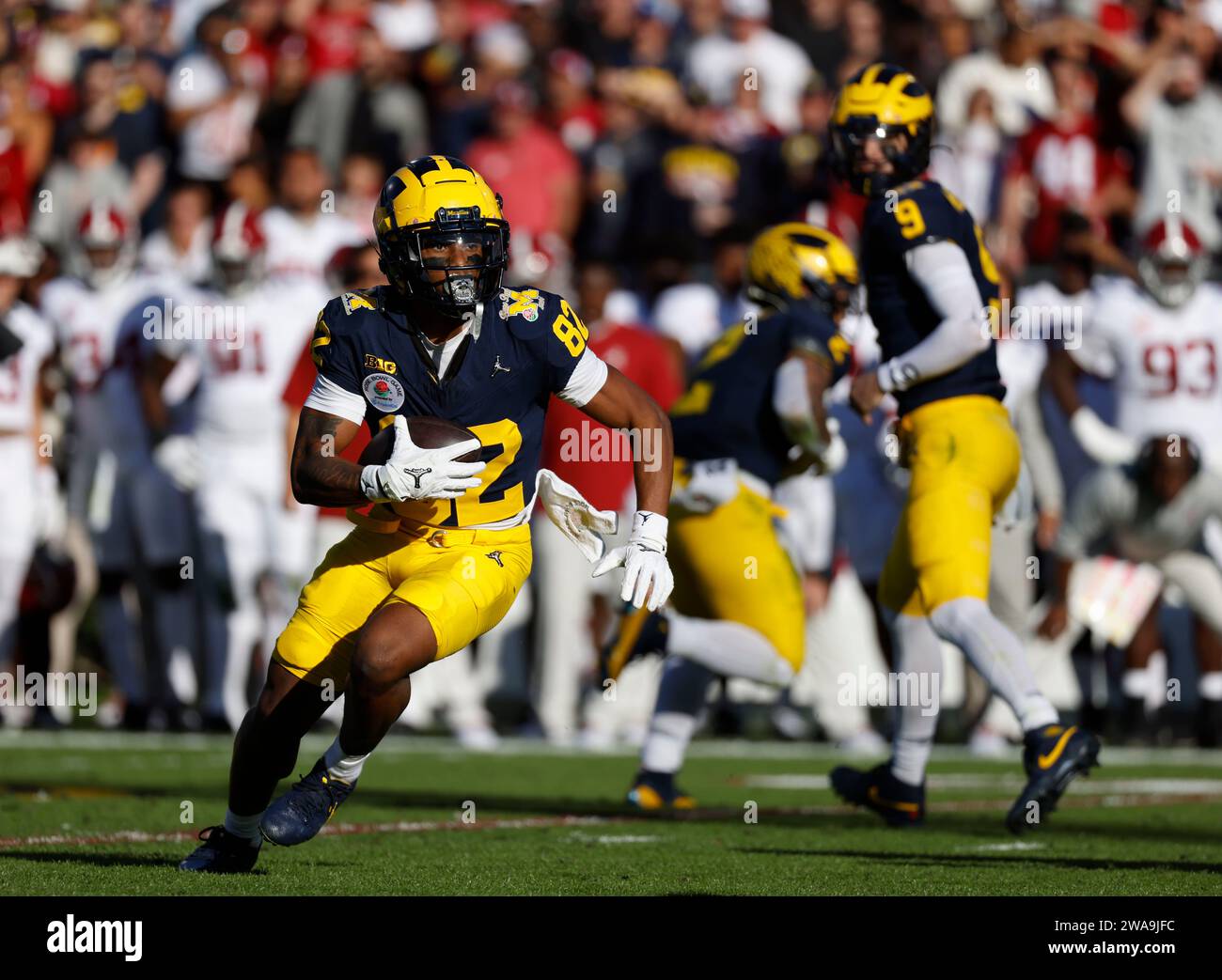 January 01, 2024 Michigan Wolverines wide receiver Semaj Morgan (82 ...