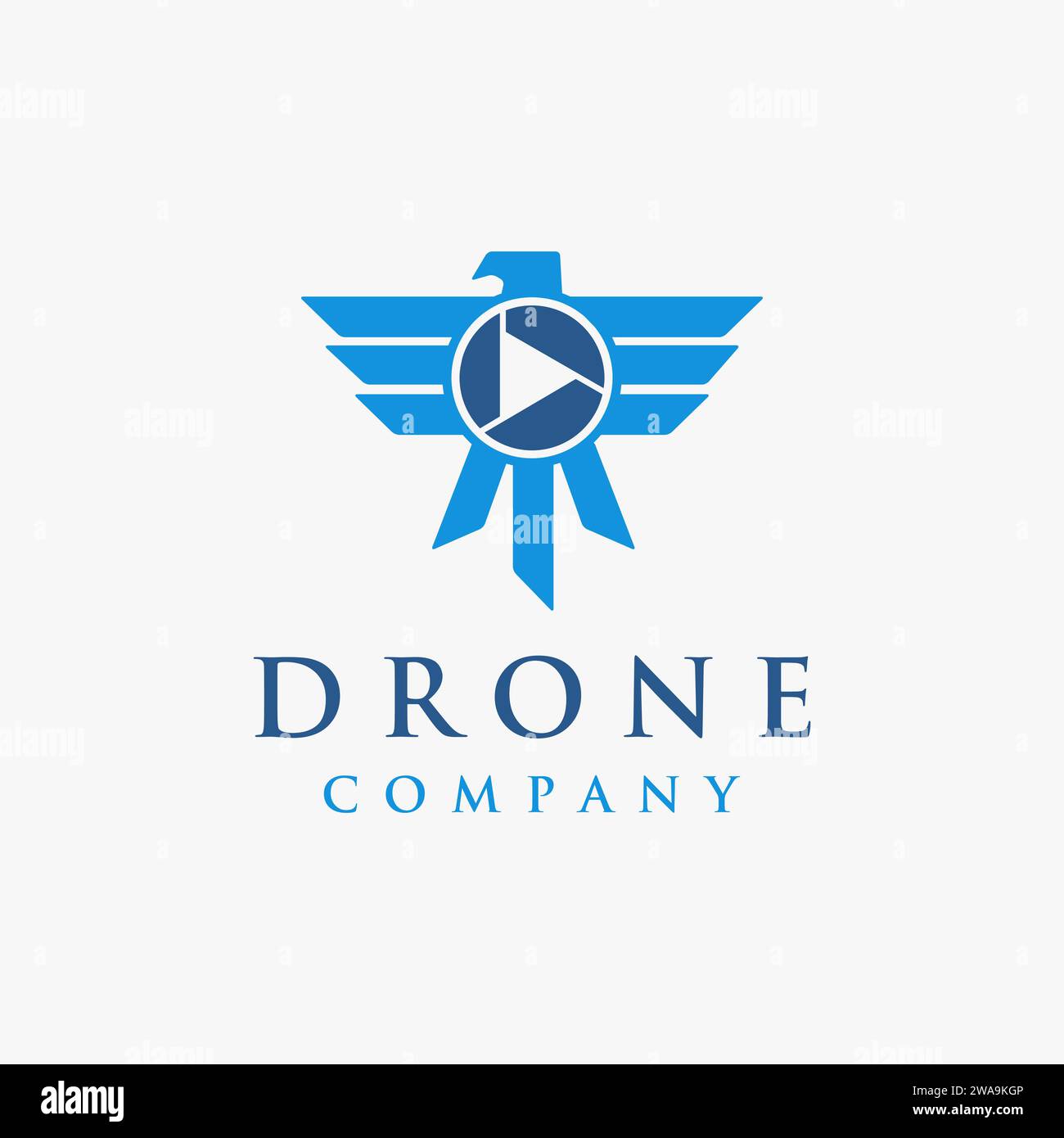 Eagle and camera shutter logo icon vector template on white background ...