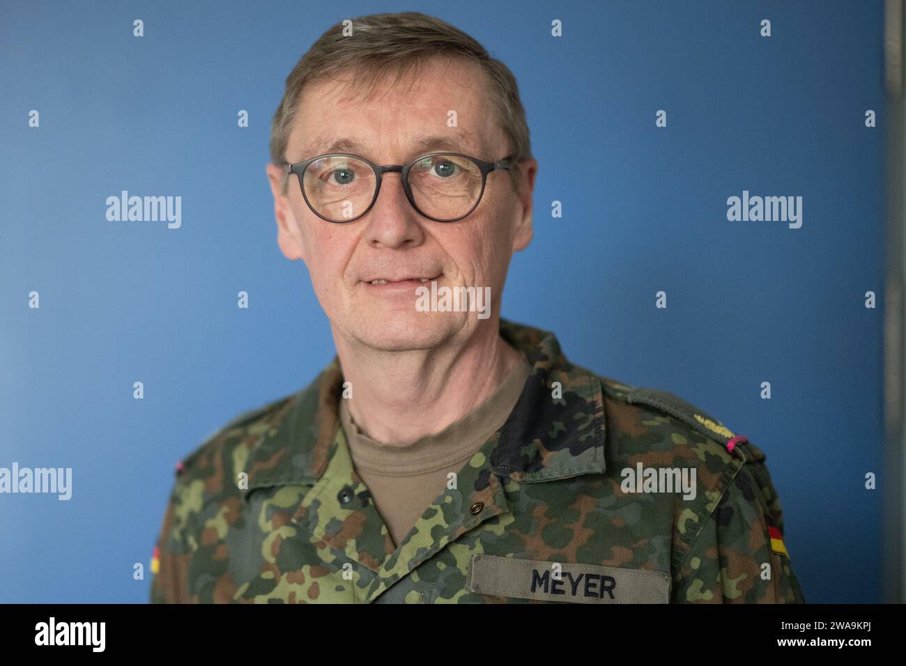 Calw, Germany. 11th Dec, 2023. Ansgar Meyer, Brigadier General of the ...