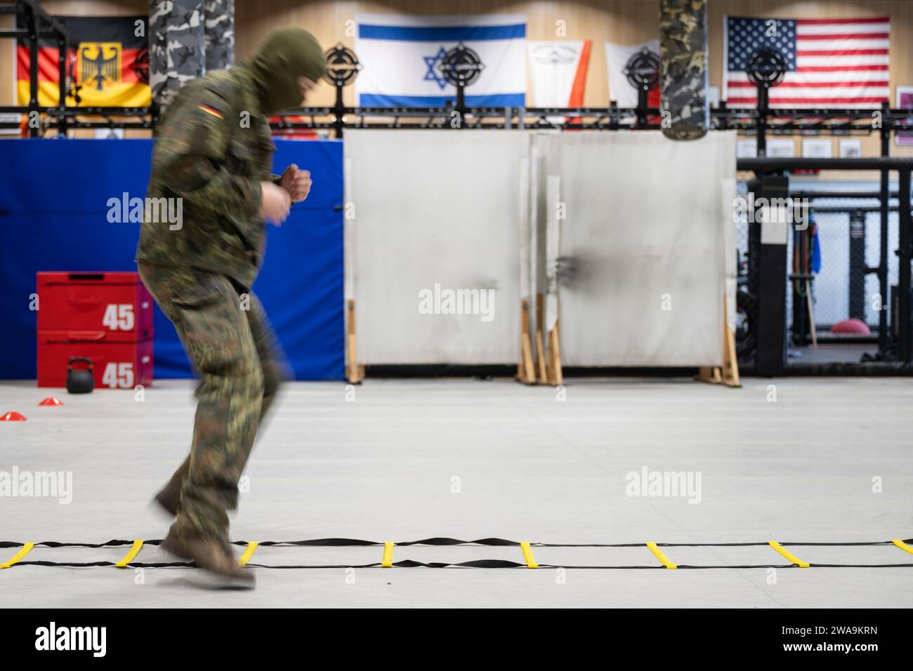 Calw, Germany. 12th Dec, 2023. A member of the Special Forces Command ...